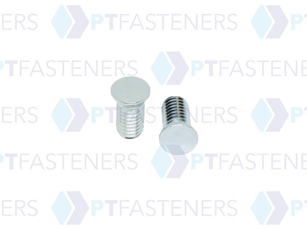 Self-Clinching Flush Head Stud M6-12 (100 pcs) | PT Fasteners